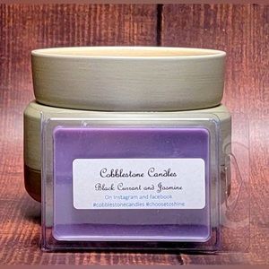 Cobblestone Candles | Accents | Black Currant And Jasmine Soy Wax Melt ...